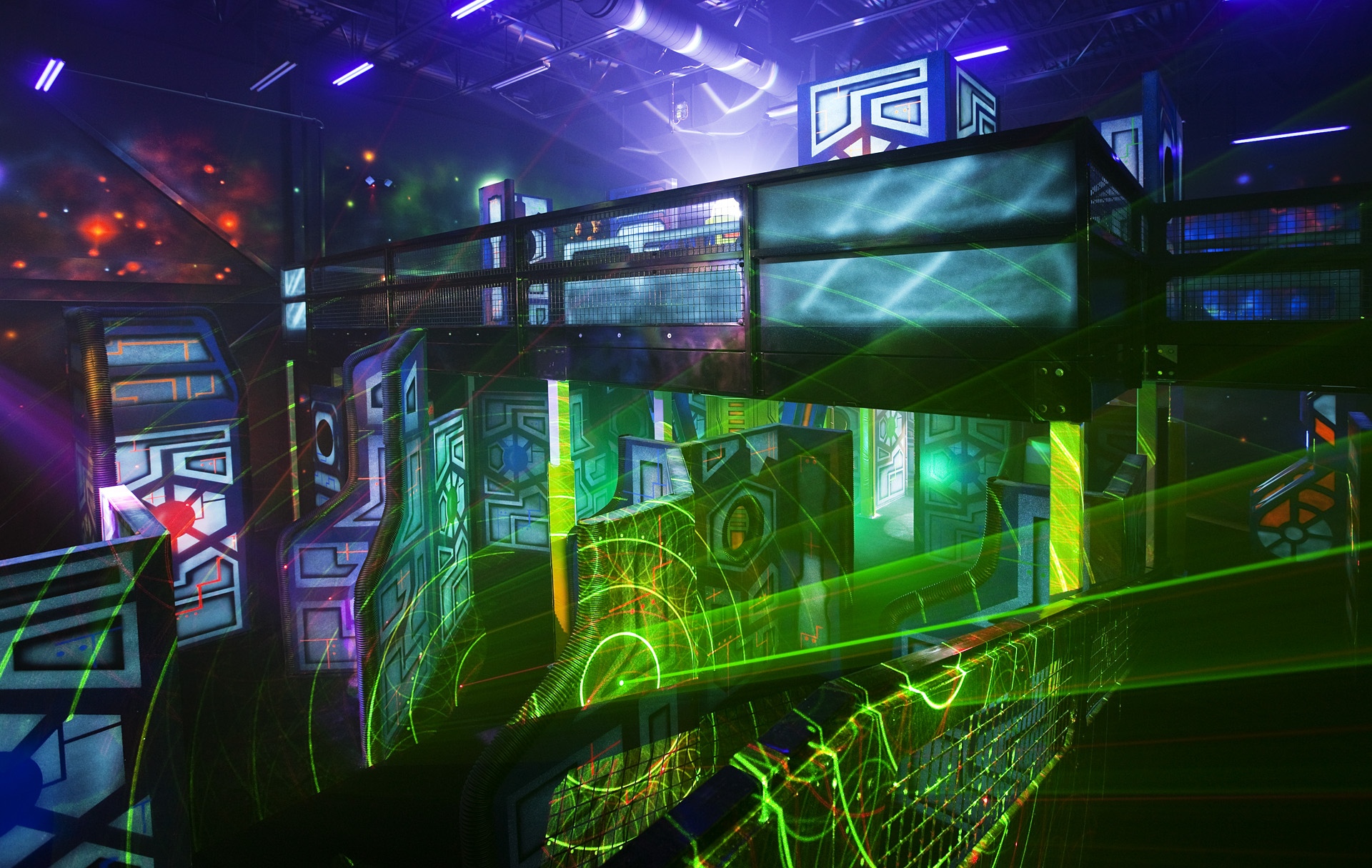 Laser tag arena design - photos | LASERWAR laser tag